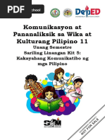 Filipino 11 Module 1 | PDF