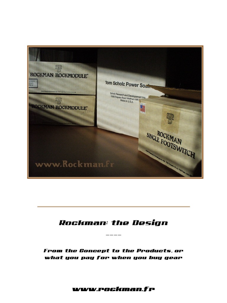 Rockman Design | PDF | Operational Amplifier | Printed Circuit Board
