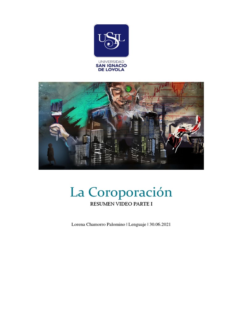 La Corporación - Lorena Chamorro | PDF | Corporaciones | Propiedad