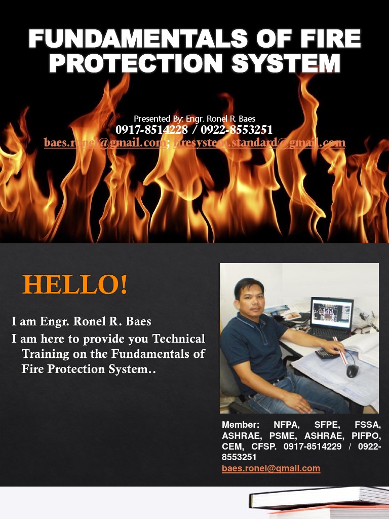 IIEE-Fundamentals of Fire Protection System | PDF | Fires | Pyrolysis