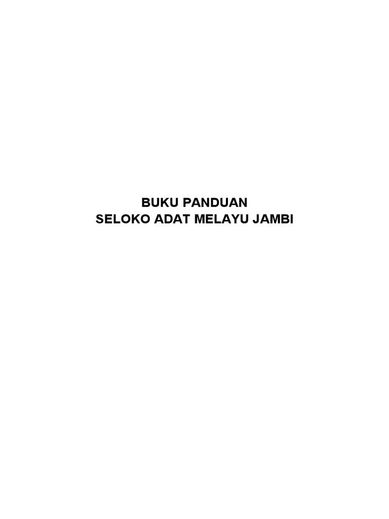 Buku Panduan | PDF