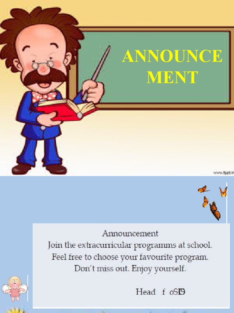 Announcement | PDF | Computers