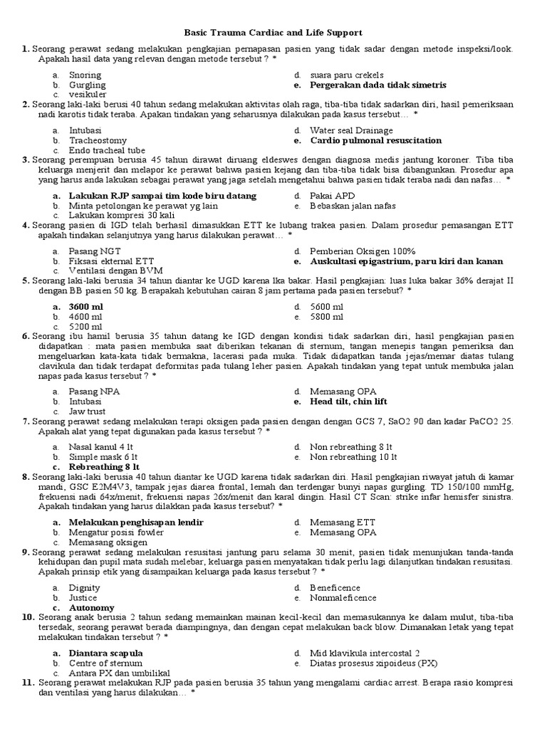 Panduan Penanganan Trauma dan RJP | PDF