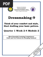 A Detailed Lesson Plan in Dressmaking | PDF | Measurement | Lesson Plan
