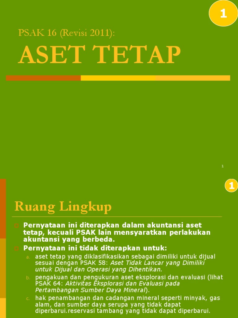 Psak 16 | PDF