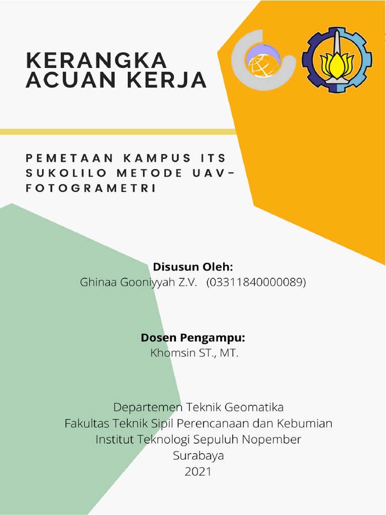 Pemetaan Kampus ITS dengan UAV-Fotogrametri | PDF | Teknologi & Rekayasa