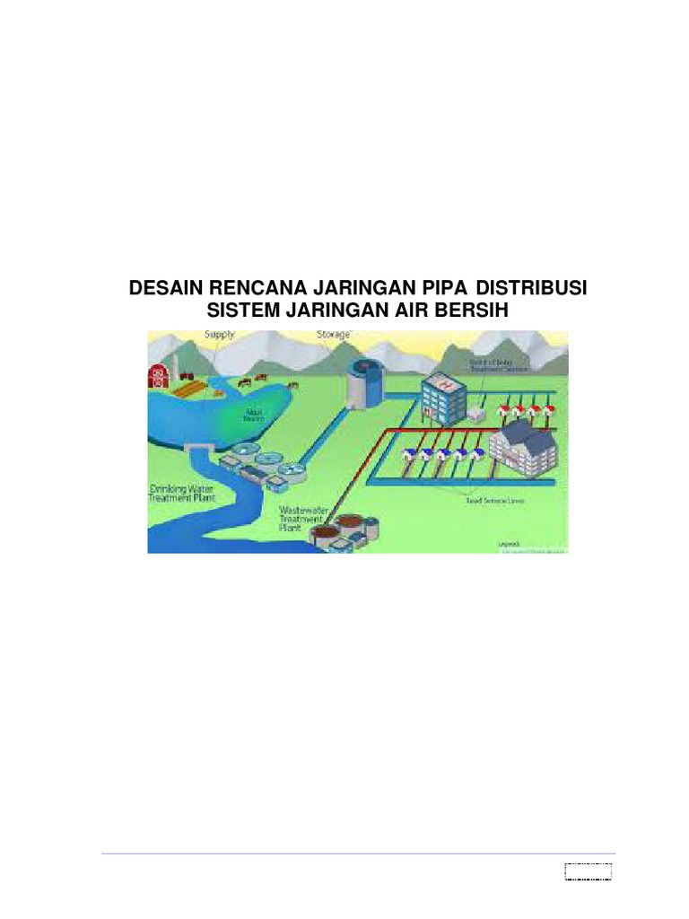 Desain - Rencana - Jaringan - Pipa - Distribusi AIR | PDF