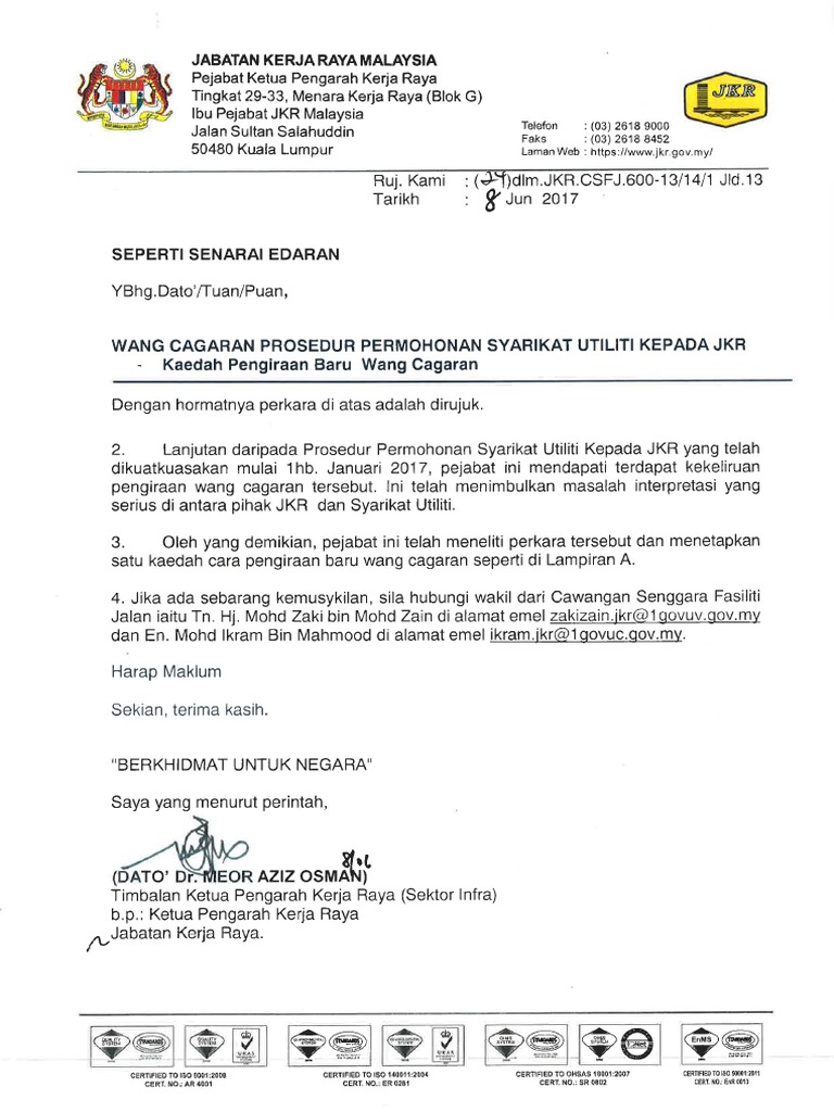 Surat Wang Cagaran | PDF