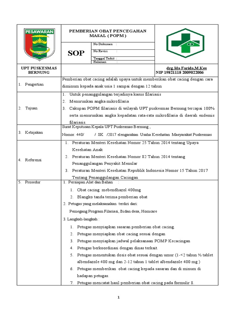 Sop Popm | PDF