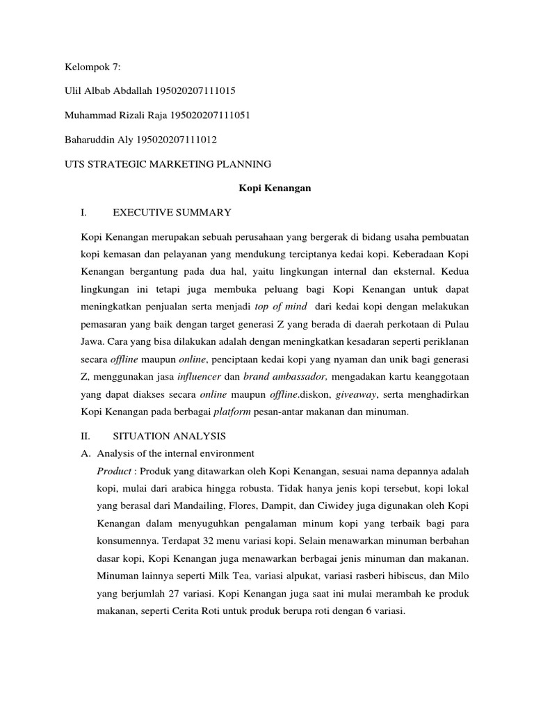 Kelompok 7 - UTS | PDF