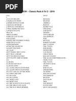 Sirius XM Channel Guide | PDF | Talk Radio | Rock Music