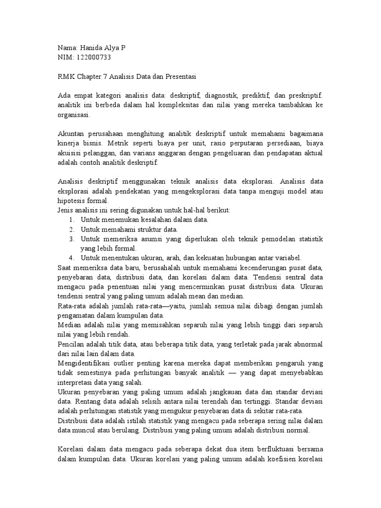 RMK CH 7 Sia | PDF | Bisnis