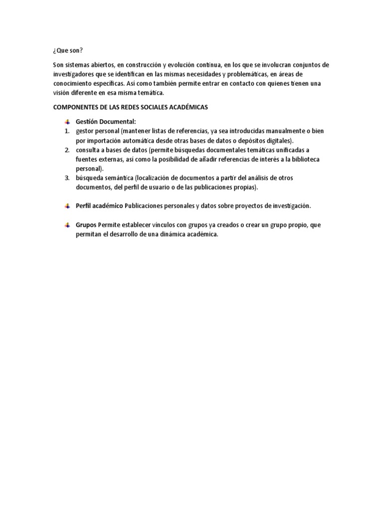 Redes Academicas | PDF