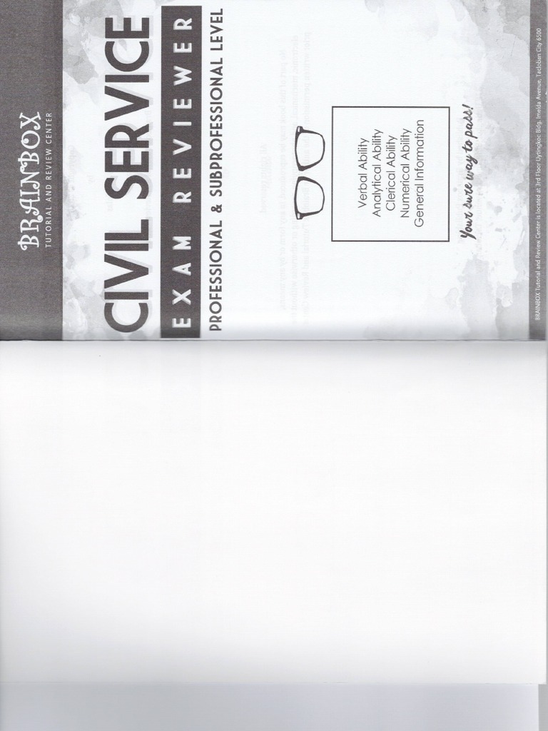 Civil Service Reviewer | PDF