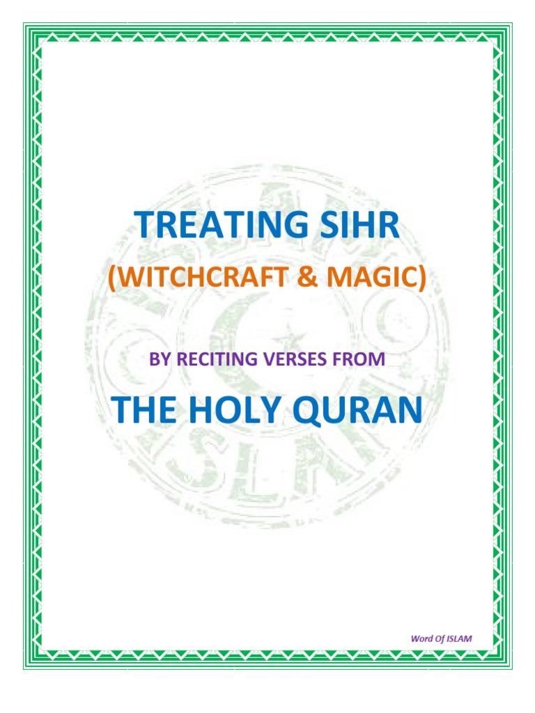Quranic Verses for Treating Sihr | PDF | Moses In Islam | Surah