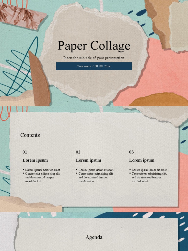 Paper Collage - PPTMON | PDF | Text