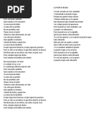 LA PANTERA (PART. MARCOS VILLALOBOS) - Alan Arrieta | PDF