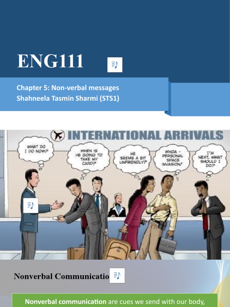 Chapter 5: Non-Verbal Messages Shahneela Tasmin Sharmi (STS1) | PDF | Nonverbal Communication ...