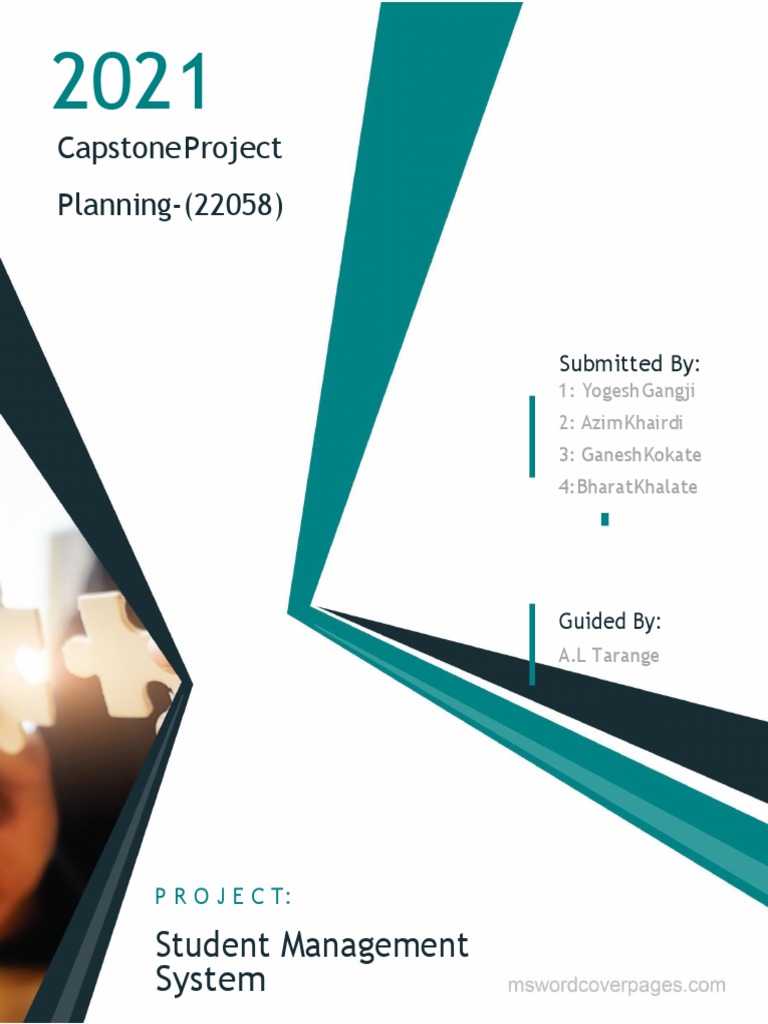 Capstone Project Planning - (22058) : Student Management System | Download Free PDF | Object ...
