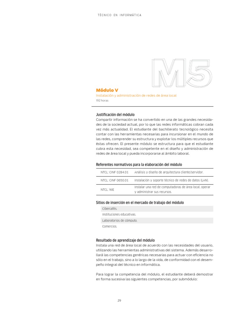 Modulo 5 | PDF | Red de computadoras | Sistema operativo