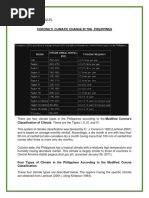 Fig. - Climate Map of The Philippines - Modified Coronas | PDF