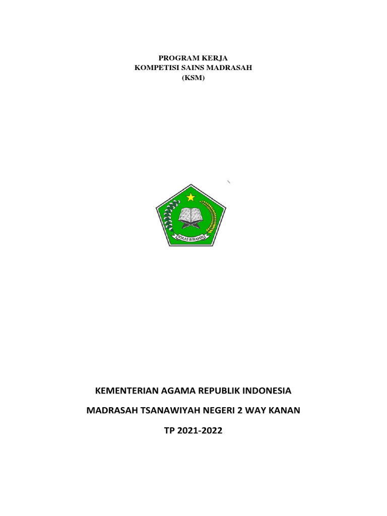 PROKER KSM 2021 Revisi | PDF