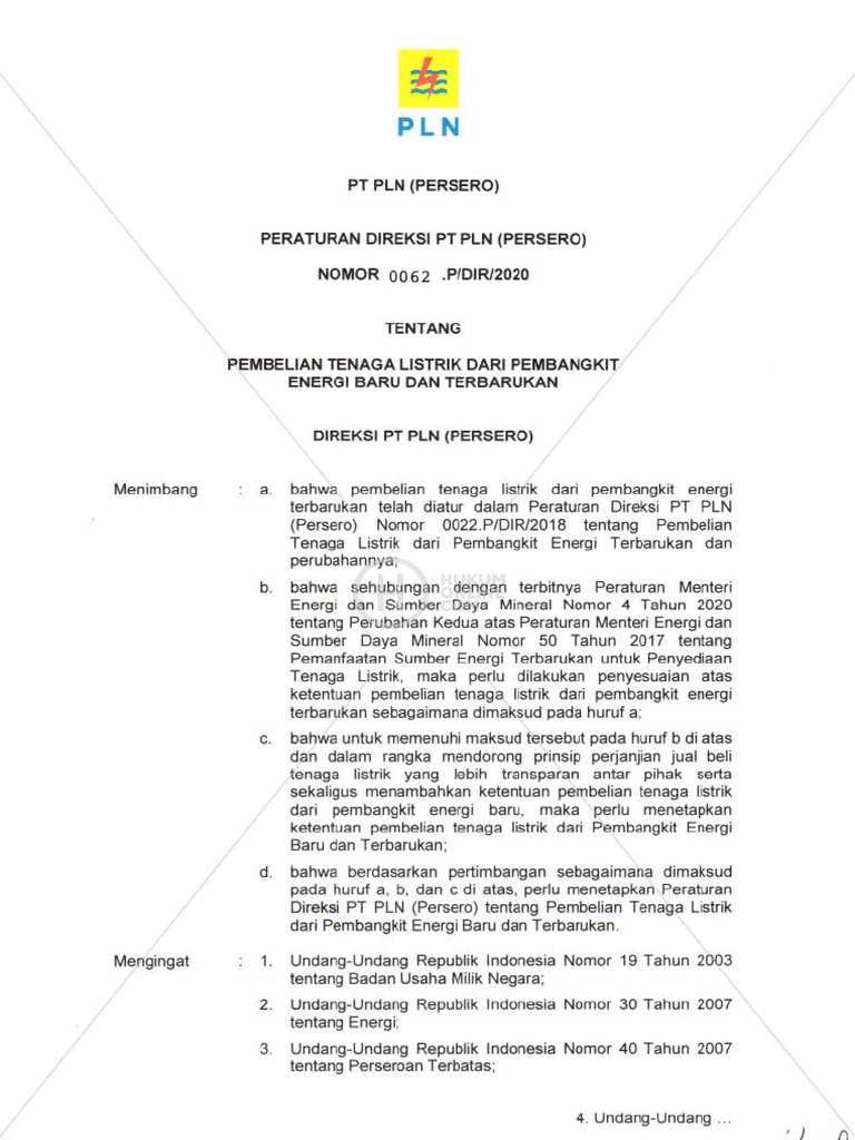 PRDS PLN 0062pdir2020 2020 | PDF