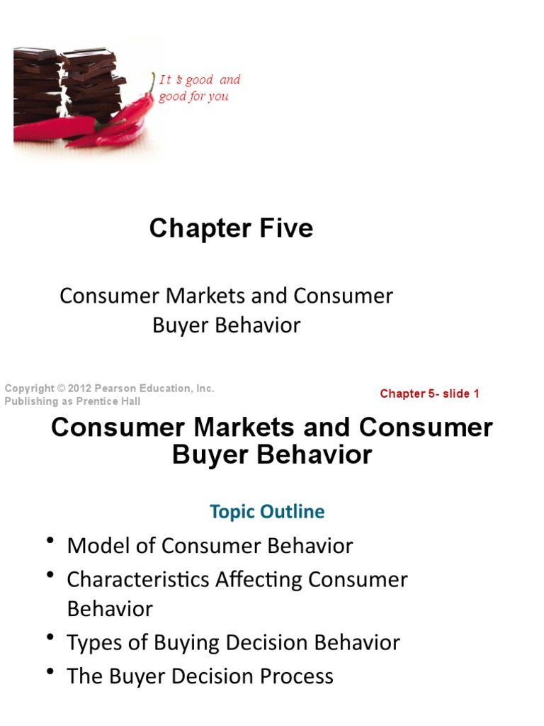 Chapter Five: Consumer Markets and Consumer Buyer Behavior | PDF ...