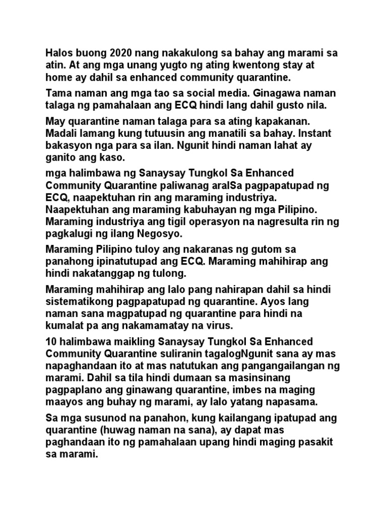 Filipino Sanaysay Modyul 3 | PDF