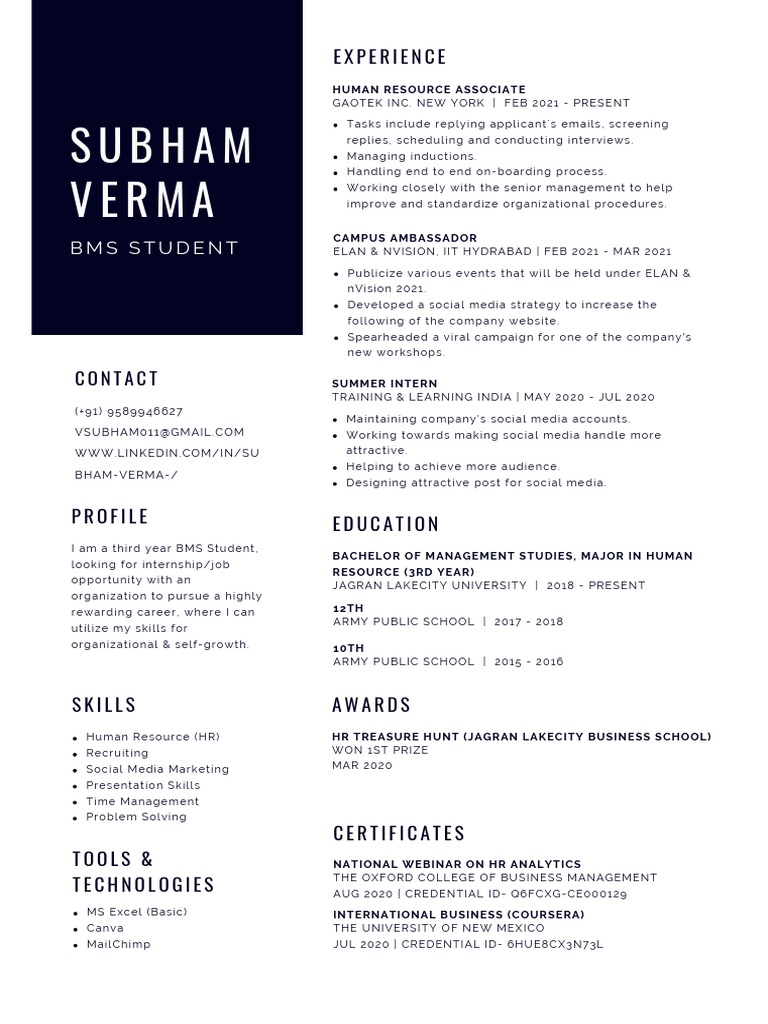 Subham Verma: Bms Student | PDF | Social Media | Popular Culture ...