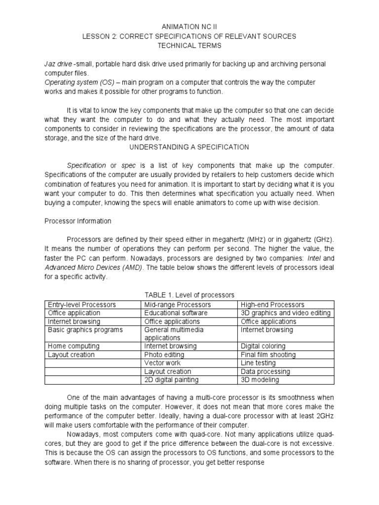 Correct Specification of Relevant Sources | PDF | Hard Disk Drive ...