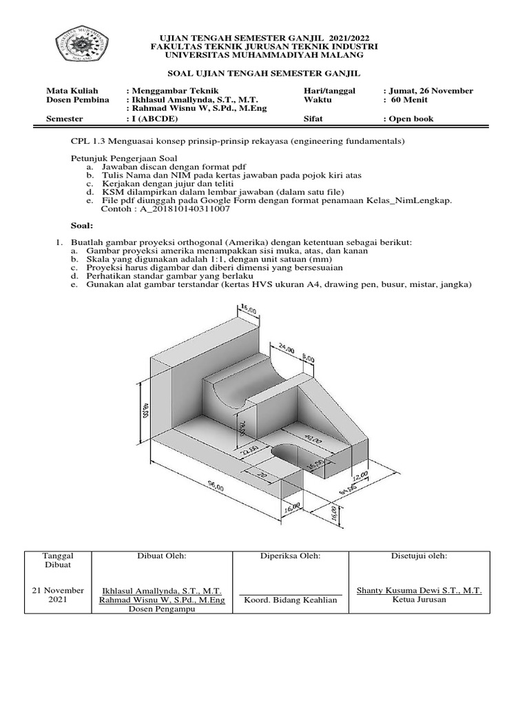 UTS Gamtek Ganjil 2021-2022 | PDF | Teknologi & Rekayasa