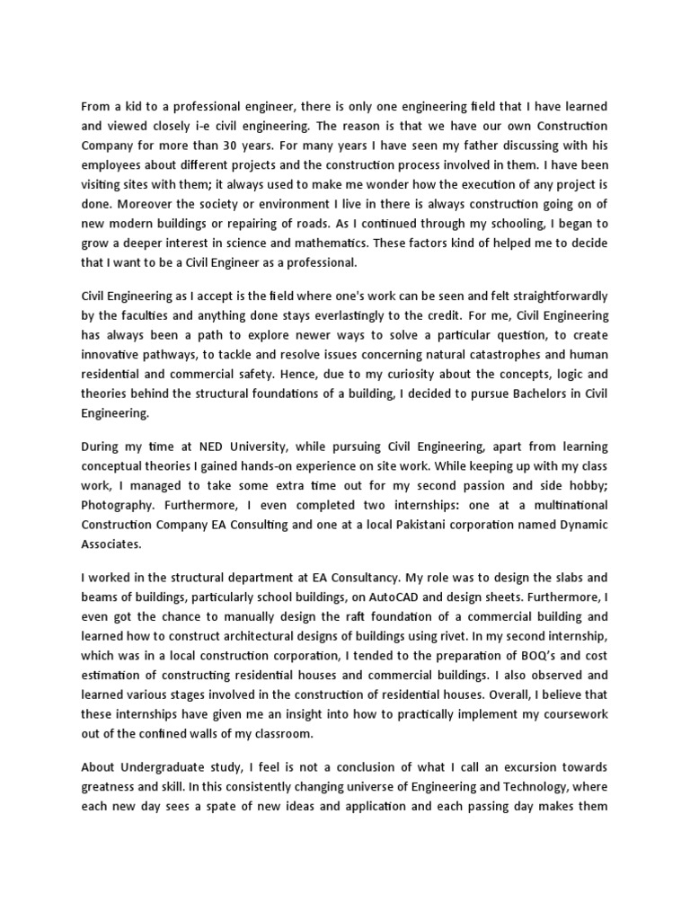 SOP Ryerson | PDF | University | Engineering