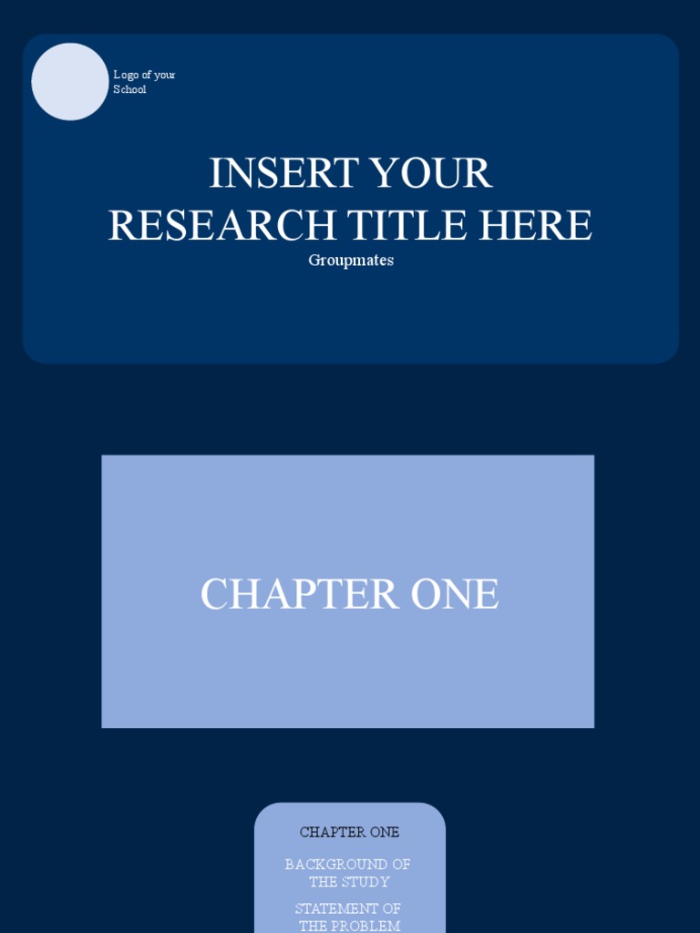 Research Defense Template by Rome | PDF | Scientific Method ...