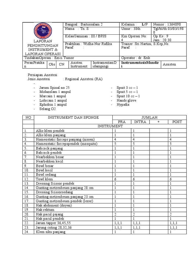 Contoh Laporan Wide Eksisi | PDF