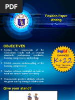 Position Paper Format | PDF