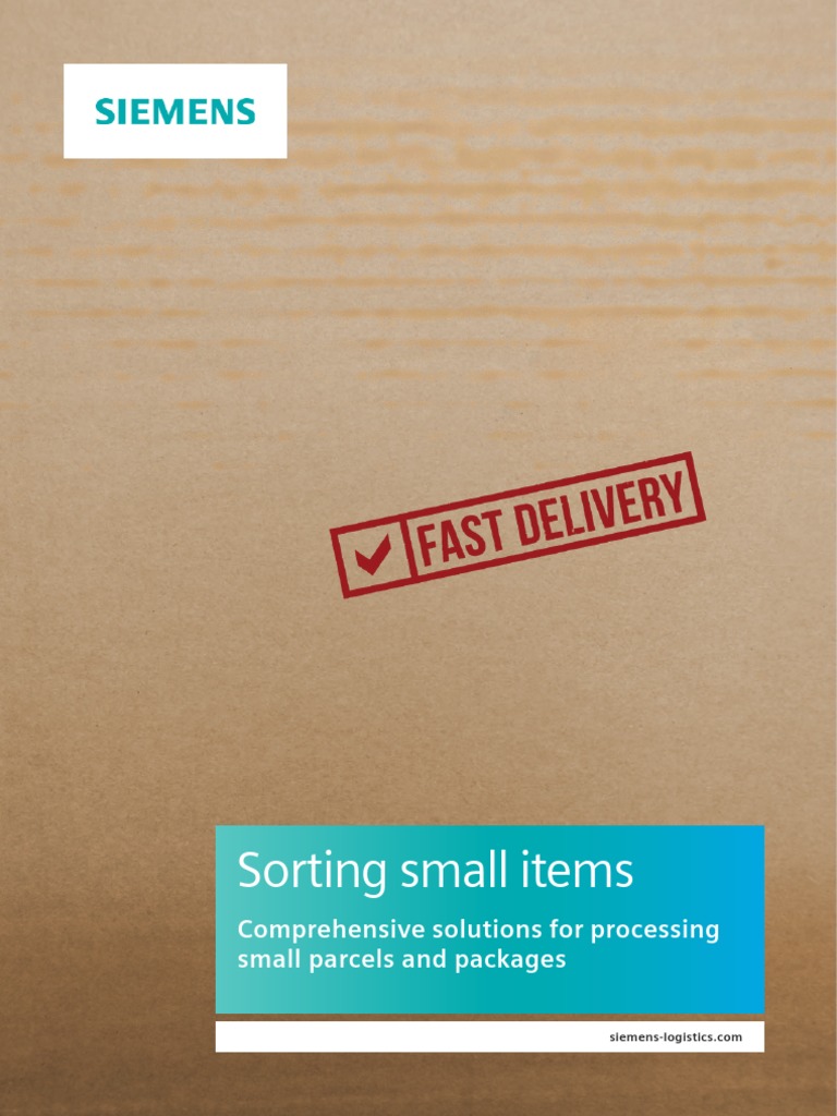 Parcel - Sorting Small Items Brochure | PDF | Image Scanner | Logistics