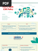 Axis BANK CSR | PDF | Microfinance | Renewable Energy