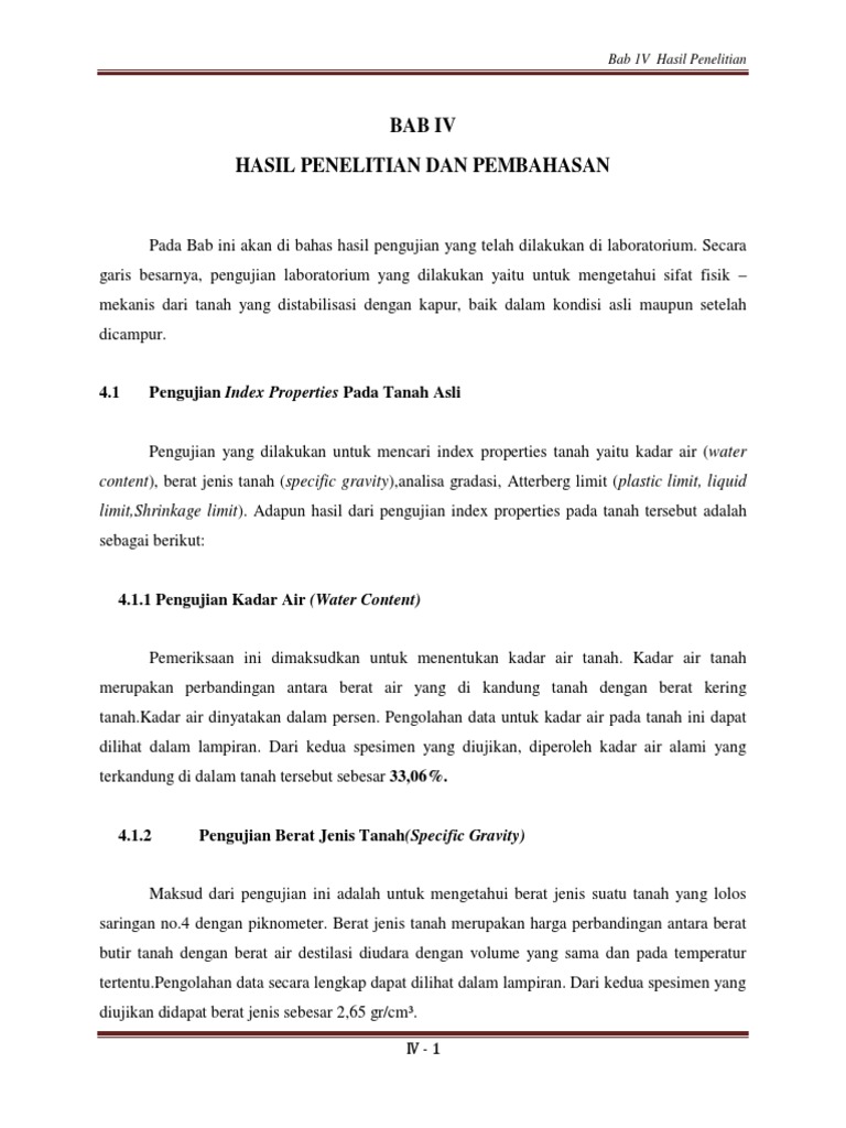 Bab IV Hasil Penelitian Dan Pembahasan | PDF