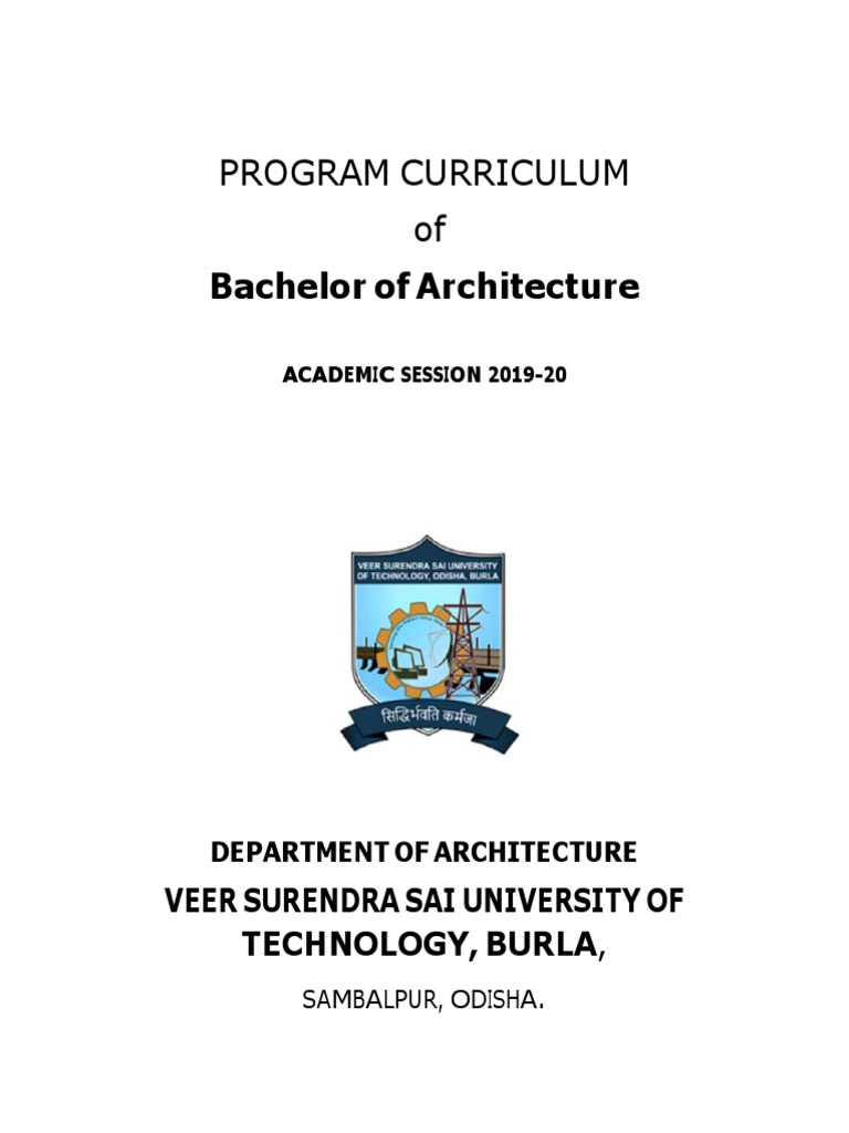 B.arch. Syllabus 19 20 | PDF | Natural Environment | Area