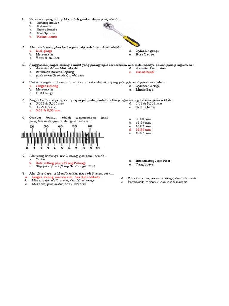 Soal PTS PDTO Kelas 10 | PDF