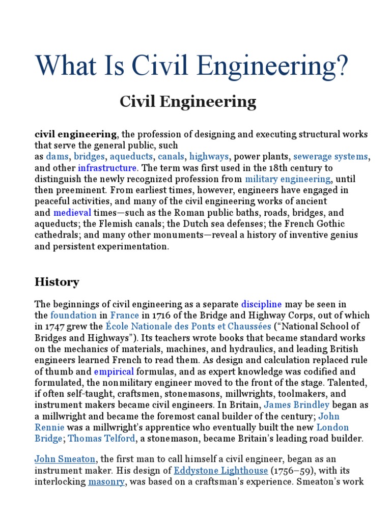 Civil Engineering Study Guide | PDF | Civil Engineering | Engineering