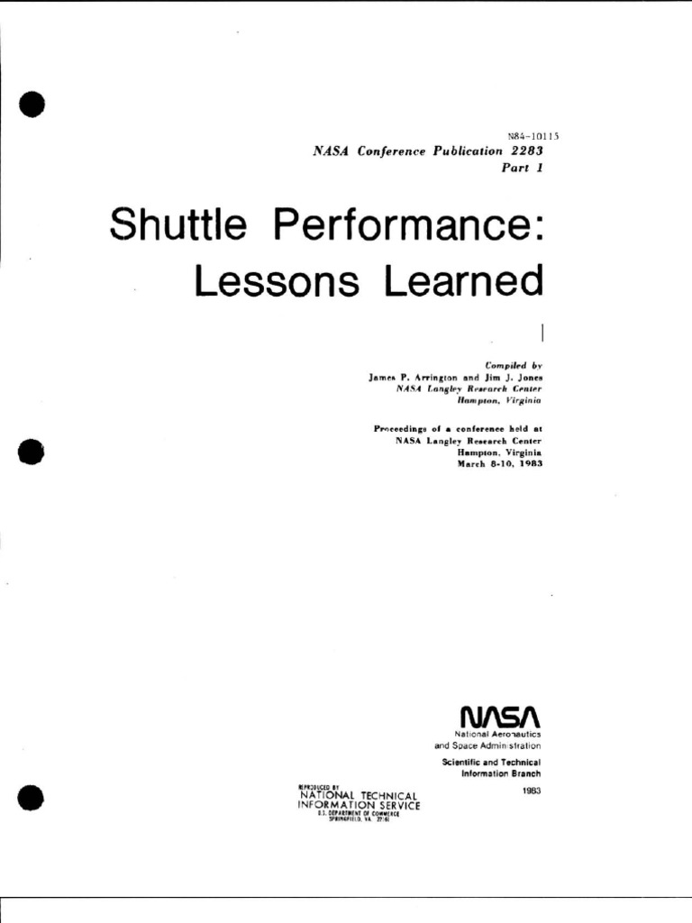 Shuttle Performance Insights 1983 | PDF | Space Shuttle | Space Shuttle ...