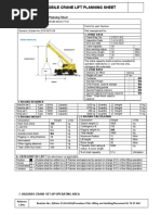 Lifting Plan Calculation (STC250) | PDF | Microsoft Excel | Crane (Machine)