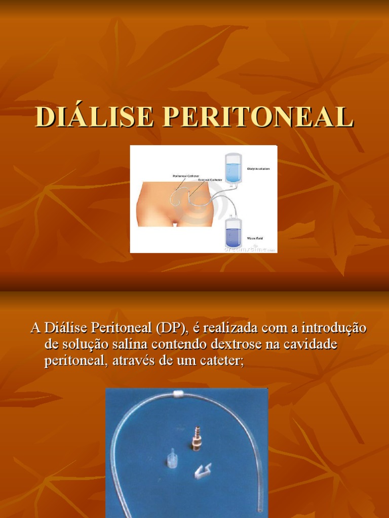 Diálise Peritoneal: Procedimentos e Complicações | PDF | Infecção | Diálise