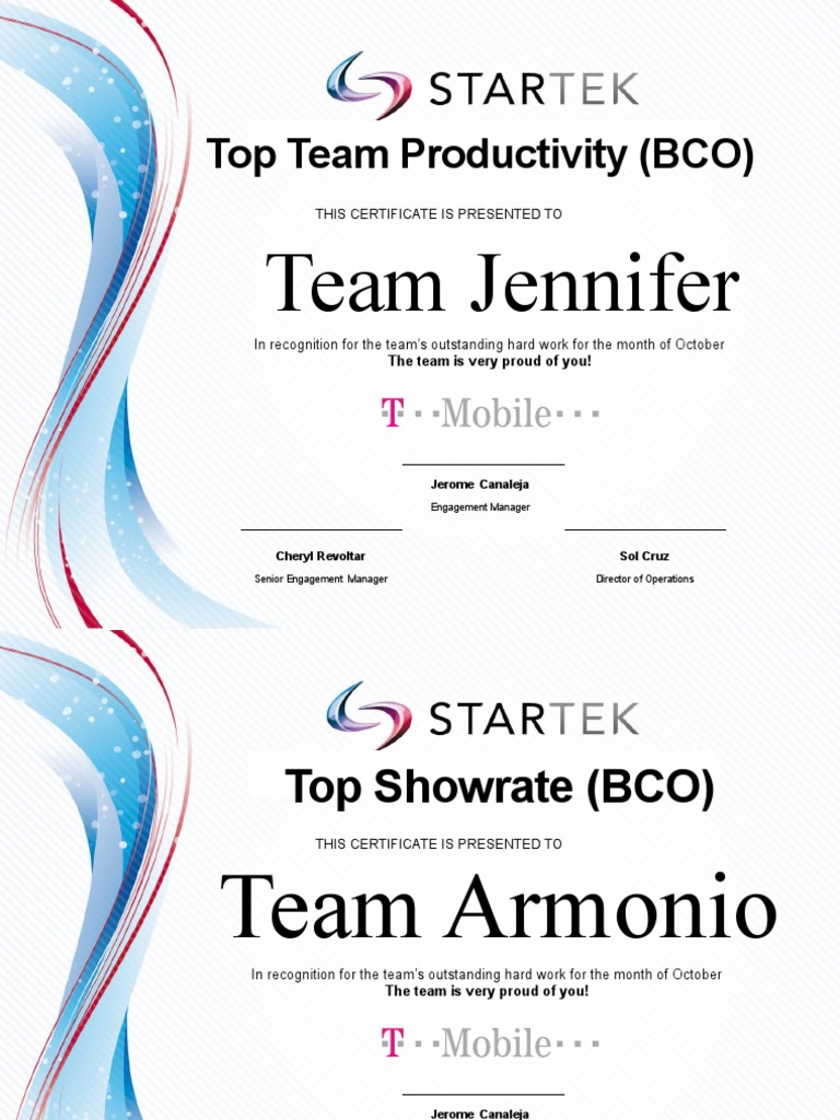 RNR November Certificates | PDF