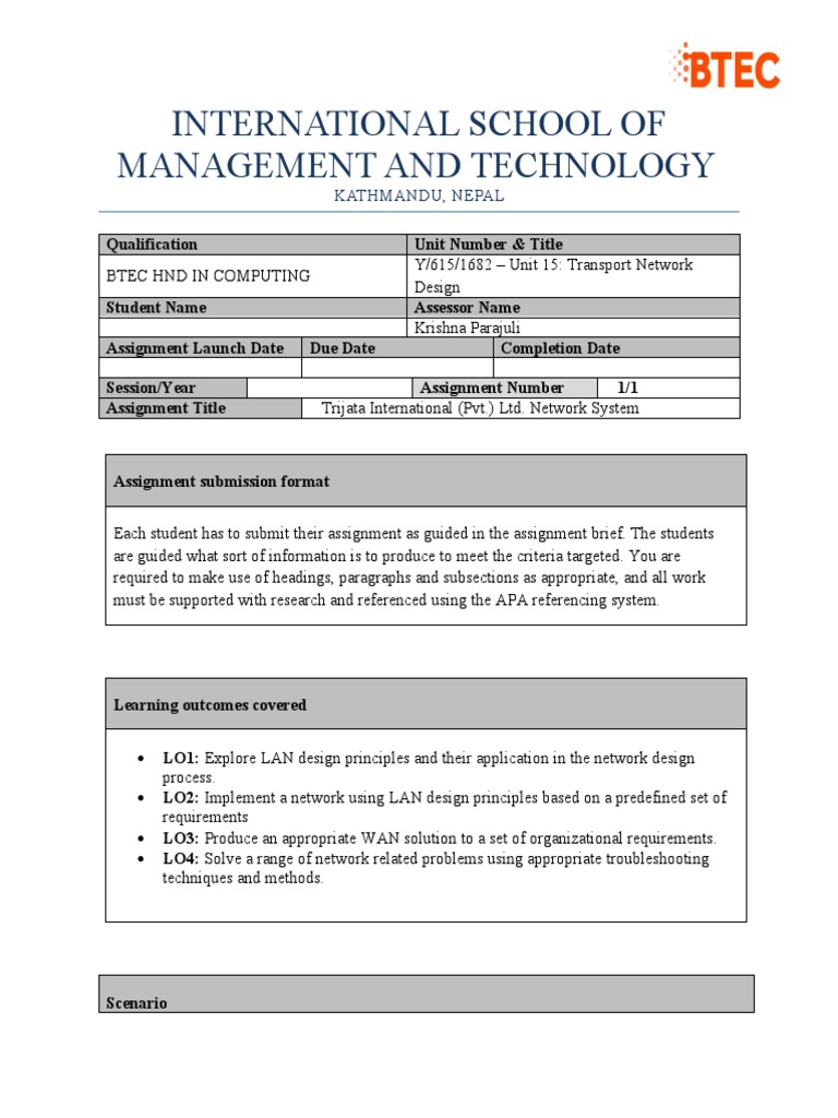 Unit 15 Transport Network Design | PDF | Computer Network | Osi Model