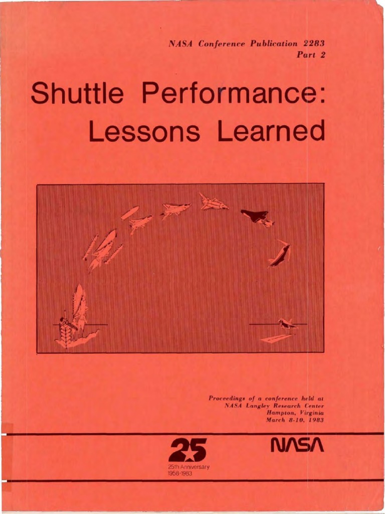 Shuttle Performance Lessons Learned, Part 2 | PDF | Space Shuttle Main ...