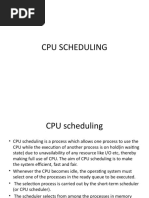 Unit IV - CPU Scheduling and Algorithm Section 4.1 Scheduling Types Scheduling Objectives | PDF ...