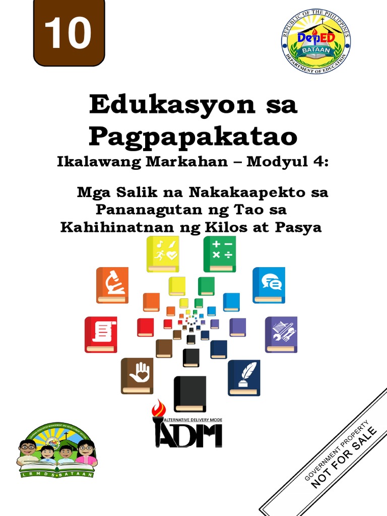 Esp10 - q2 - Mod4 - Mga Salik Na Nakakaapekto Sa Pananagutan NG Tao Sa Kahihinatnan NG Kilos at ...